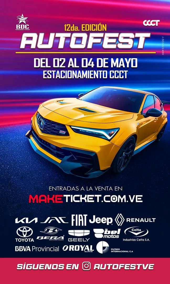 “EL AUTOFEST 2025” regresa del 2 al 4 de mayo en el CCCT - Diario La Calle